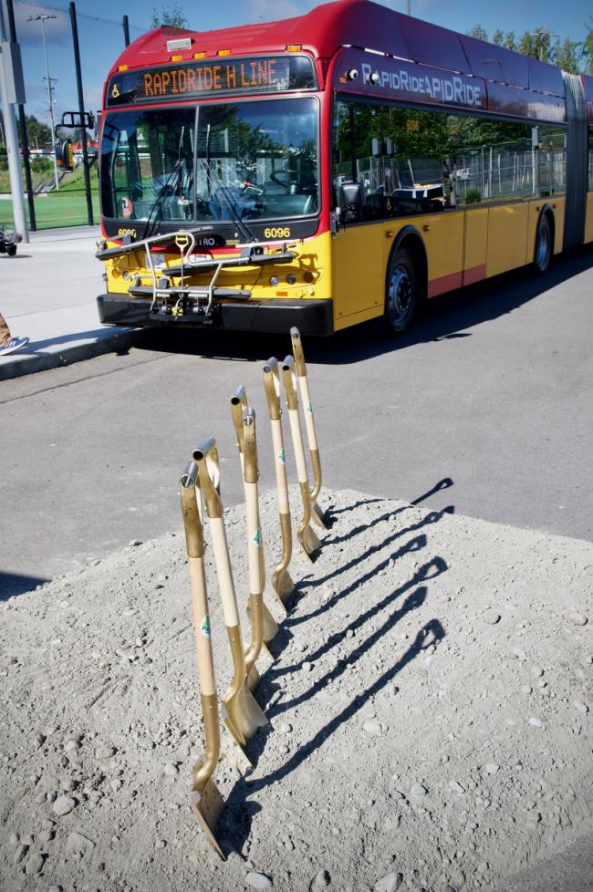 Metro breaks ground on Rapid Ride H Line that will serve riders from ...